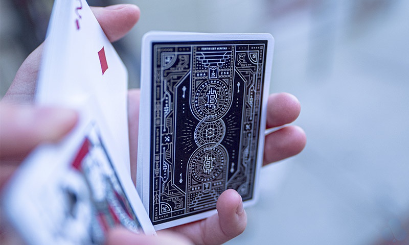 Bitcoin Black • Buy playing cards & magic props